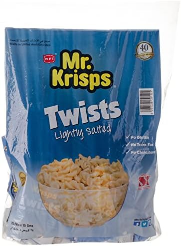 Mr Krisps Potato Twists, Natural Flavour, 25 X15 Gm price in UAE ...