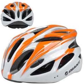 Giant orange helmet / the GIANT / riding helmet / bike helmet mountain ...
