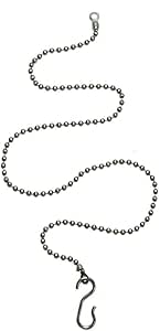 Amazon.com: Curtain Drop Chains with S Hooks (24) : Home & Kitchen