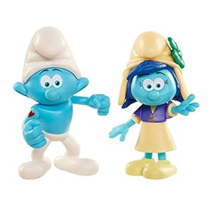 Amazon.com: Smurfs The Lost Village Hefty Smurf & Torm Figure (2 Pack ...