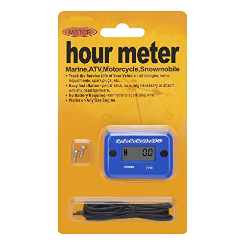 HM1 Inductive Hour Meter for Gas Engine Lawn Mower Dirt Bike Motorcycle ...