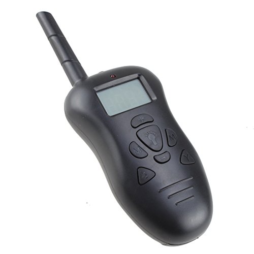AGPtEK 300 Yard LCD 100LV Level Shock Vibration Remote Pet Dog Training ...