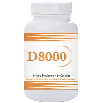 Amazon.com: Natural Living High Potency Vitamin D3 8000 IU 60 Capsules ...