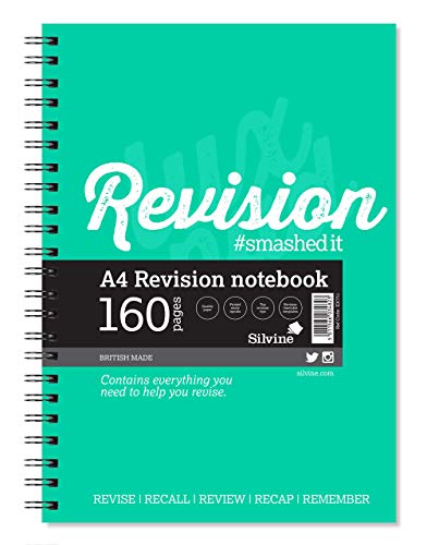 Luxpad Revision Notebook A4 rilegato a spirale (C0p)