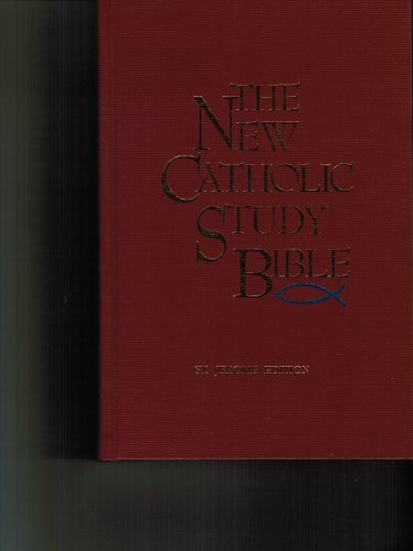 The New Catholic Study Bible St.Jerome Edition Indexed Black: Cathlic ...