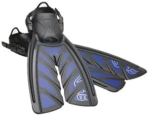 Oceanic Vortex V-16 Split Fins for Scuba Diving and Snorkeling - Small ...