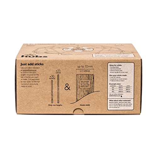 hubs Geodesic Dome Kit - Scalable - DIY - Garden Building ...