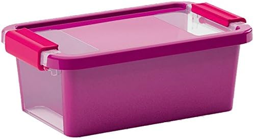 Kis Storage box Bi 3 L in purple-transparent, 16 x 26.5 x 10 cm: Amazon ...