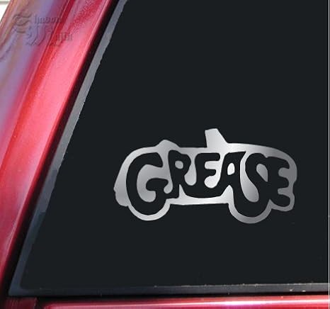 Amazon.com: Grease Vinyl Decal Sticker - Shiny Chrome: Automotive