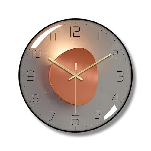 Ergocar Wall Clock, Art Deco Wall Clock, Non-Ticking Silent Modern ...