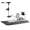 AQUOS 2021 Heavy-Duty for Two 11.5ft Inflatable Pontoon Boat with ...