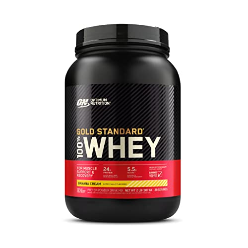 Optimum Nutrition Gold Standard 100% Whey Protein Powder, Naturally ...