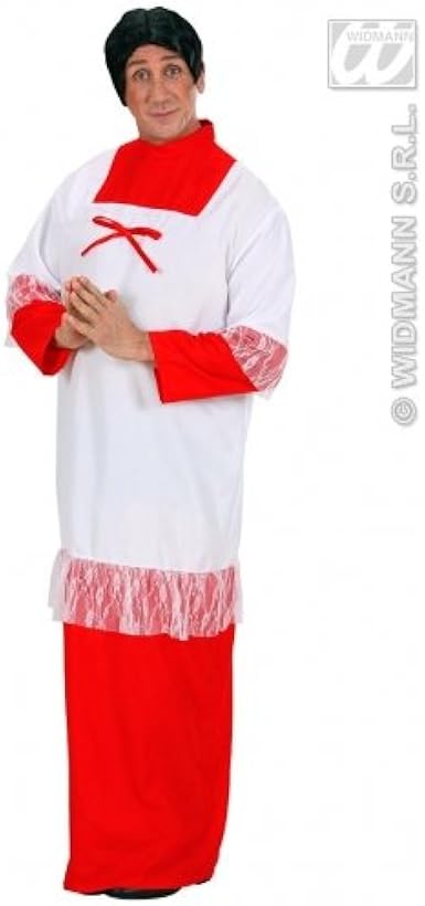 M Mens ALTAR BOY Costume for Choir Church School Fancy Dress Outfit ...