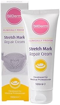 SilDerm 100 ml Stretch Mark Repair Cream: Amazon.co.uk: Health ...