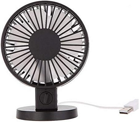 USB Powered 2 Mode Speed Adjustable Dual Blades Mini Desk Fan Portable ...