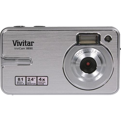 Vivitar Vivicam 8690 Digital Camera - Silver: Amazon.co.uk: Camera & Photo
