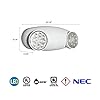 Lithonia Lighting ELM2 LED M12 Quantum 2-Light White LED Emergency ...