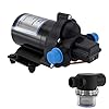 RecPro RV Water Pump | 12V Electric 3 Chamber with Pressure Switch | 45 ...