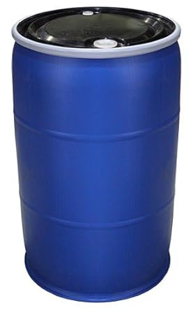 Air Sea Containers 55 Gallon Open-Head UN Rated Poly Drum with Ring ...