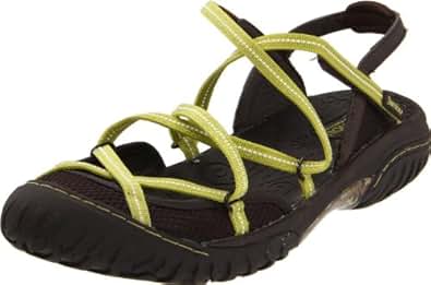 Amazon.com | Jambu Women's Water Diva Vegan Slingback Sandal (Brown ...