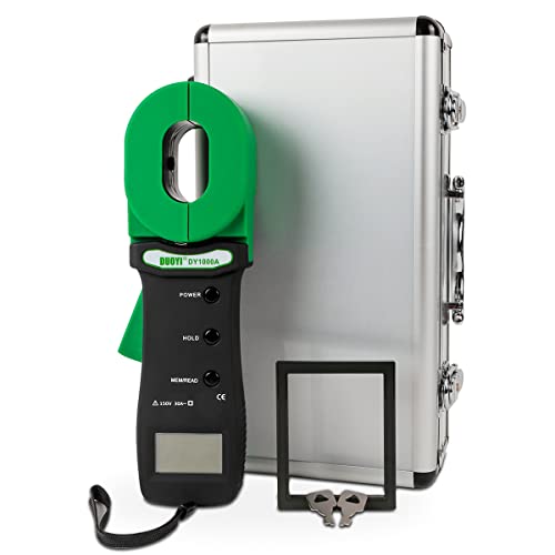 Digital Clamp-on Ground Resistance Earth Tester, The Clamp Meter is ...