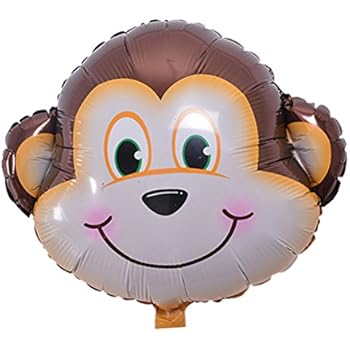 Amazon.com: Mischief Monkey 35 Inches Xl Supershape Mylar Balloon: Toys ...