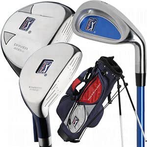 Amazon.com : Dunlop PGA Tour Junior Golf Sets - Blue(Ages 9-12) : Golf ...