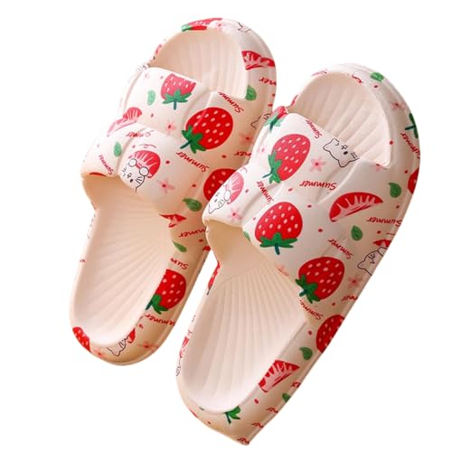 Strawberry Women Slide Slippers Sandals For Women Cute Slippers Sandals ...