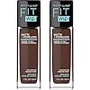 Maybelline Fit Me Matte + Poreless Liquid Foundation Makeup, Espresso ...