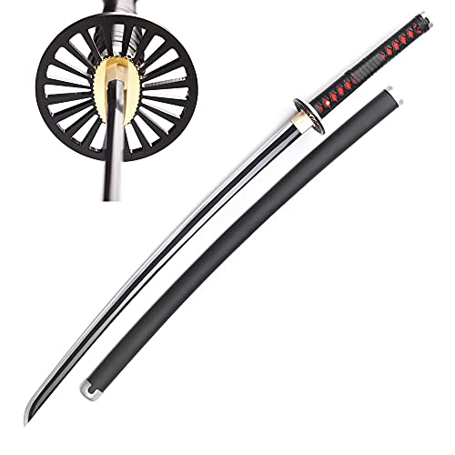 Hejiu Demon Slayer Cosplay Anime Swords, Handmade Katana Samurai Sword ...