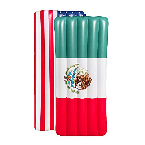 Giant 6ft Mexican Flag Pool Float. Patriotic for Summer Fun, Most ...