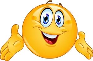 Smile Welcome Emoticons Smiley Bumper Sticker Decal 5" x 4": Amazon.ca ...