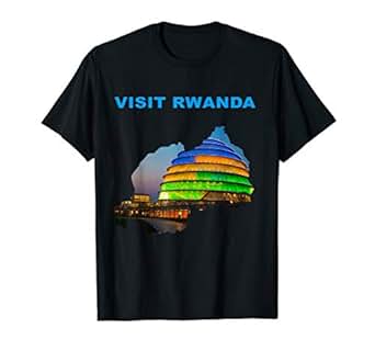 Amazon.com: Visit Rwanda T-shirt: Clothing