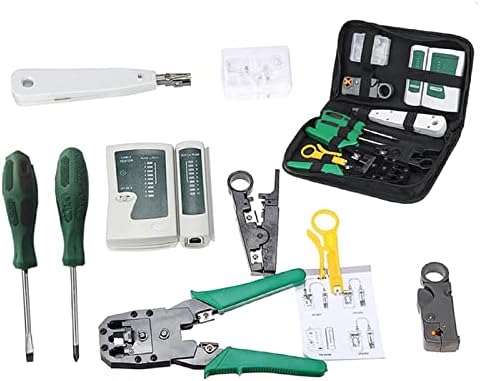 Maintenance Plier,9 in 1 LAN Network Fix Cable Tester Crimper Plier ...