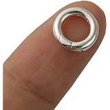 Amazon.com: 925 Sterling Silver 20mm Round Pearl Necklace Enhancer ...