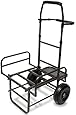 NGT DYNAMIC FISHING TROLLEY CARP COARSE MATCH FOLDS FLAT TWIN WHEEL LARGE BASE: Amazon.co.uk ...