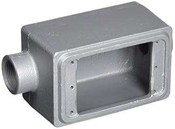 Appleton FDC-1-75 Cast Device Box, FDC, 1 Gang, Malleable Iron, Deep, 3 ...