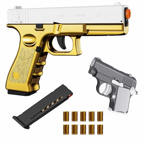 Fidget Toy Gun 1911, 2 Pack 3D Printed Pistol Toys Shell Ejecting Toy ...