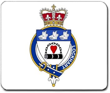 Amazon.com : Lockhart Scotland Family Crest Coat of Arms Mouse Pad ...