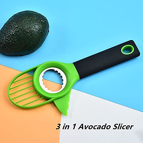 Avocado Slicer, 3 in 1 Avocado Cutter for Fruit and Vegetables Avocado ...