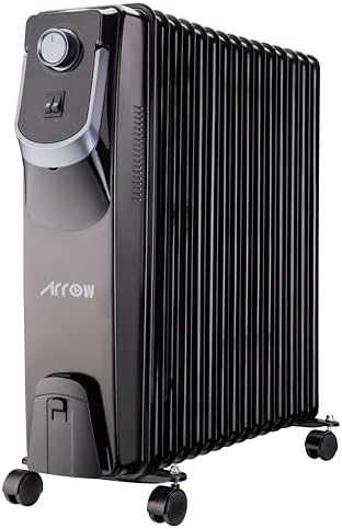 سعر ARROW 15 FINS OIL FILLED RADIATOR HEATER 2500W | RO-15OHSB فى ...