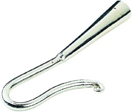 Schäferhaken Fanghaken ohne Schaft, aus vernickeltem Metall: Amazon.de ...