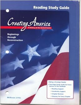 McDougal Littell Creating America: A History of the United States ...
