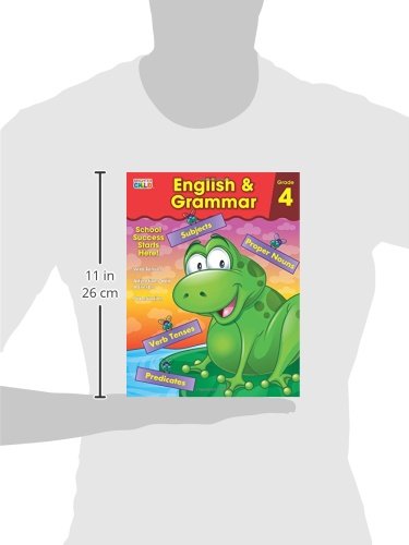 English & Grammar Workbook, Grade 4 (Brighter Child: Grades 4) – BigaMart