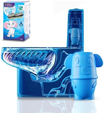 REXO Elephant Indigo - Blue Toilet Cleaner for Automatic Brushless ...