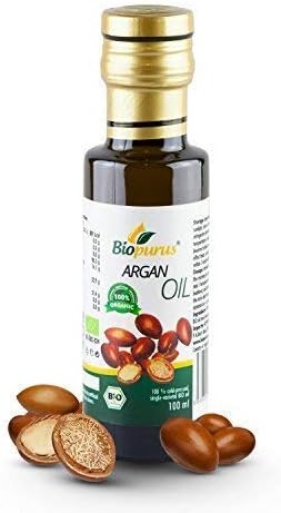 Certified Organic Cold Pressed Argan Kernel Oil 100ml Biopurus: Amazon ...