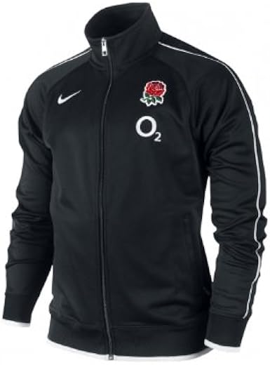 England Rugby Trainer Jacket - Black/White - M 38"/40" Chest (96/104cm ...