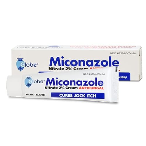 Globe Miconazole Nitrate 2% Antifungal Cream 1 oz, Cures Most Athletes ...