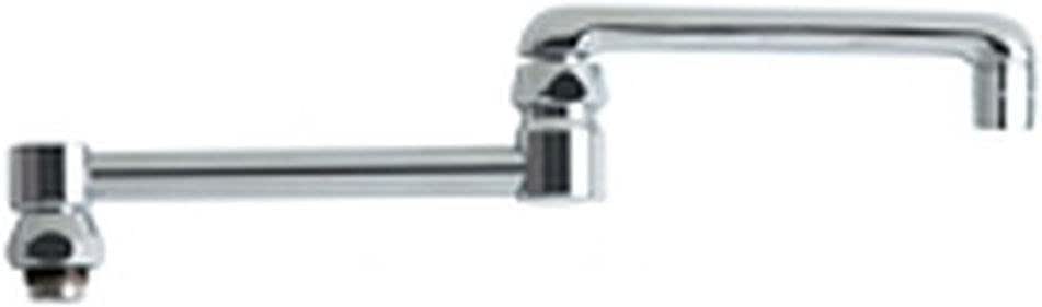 Chicago DJ13JKABCP Double-Jointed Swing Spout - Faucet Spouts And Kits ...