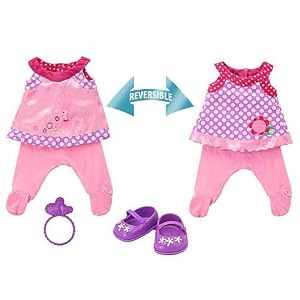 Amazon.com: Baby Alive Fashion Cutie Reversible Dress Medium (fits ...